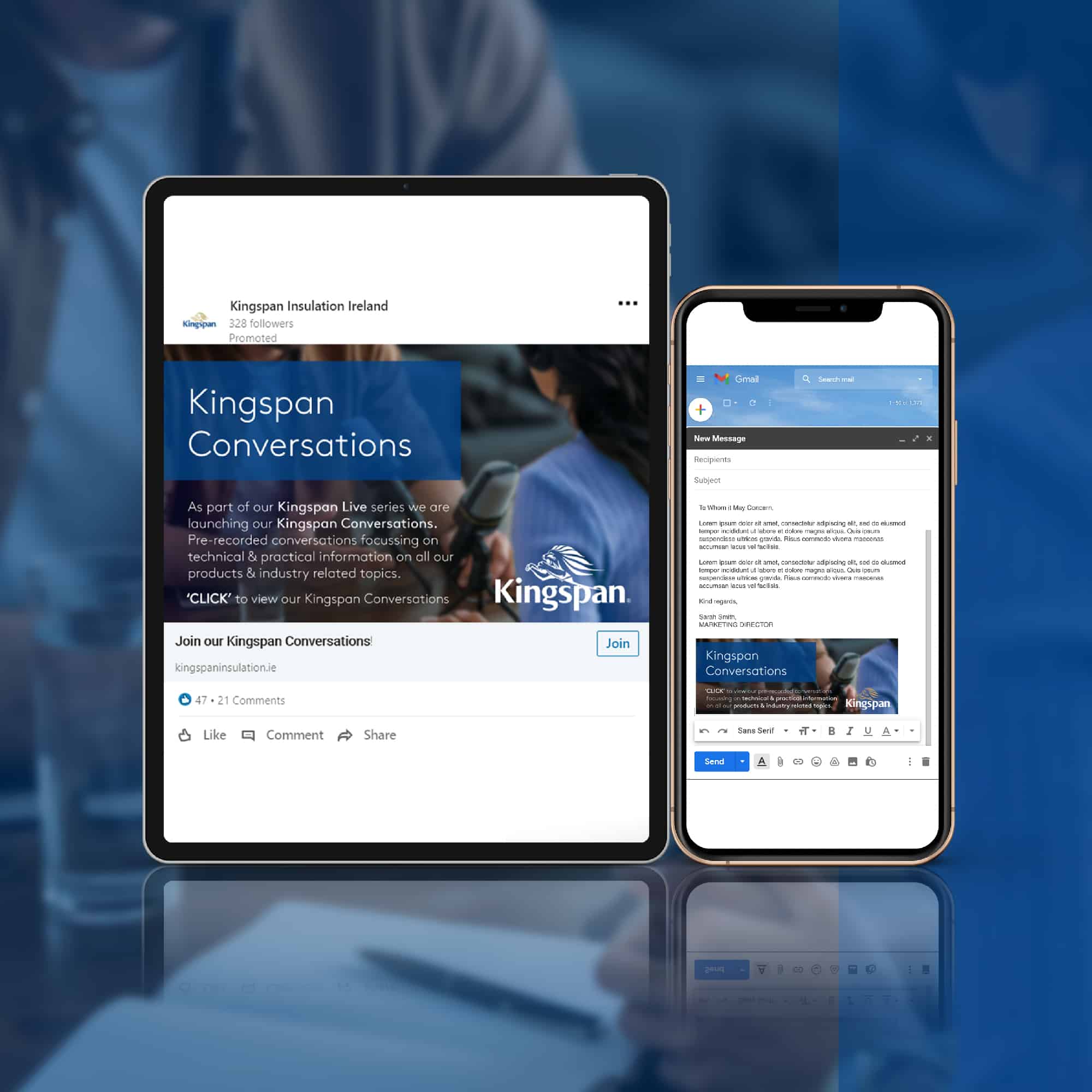 Kingspan | Digital Campaign - MK Designs